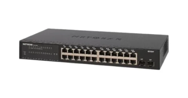 Netgear GS724TP 24 Port Gigabit PoE Managed Switch with 2 SFP | OTECH BD